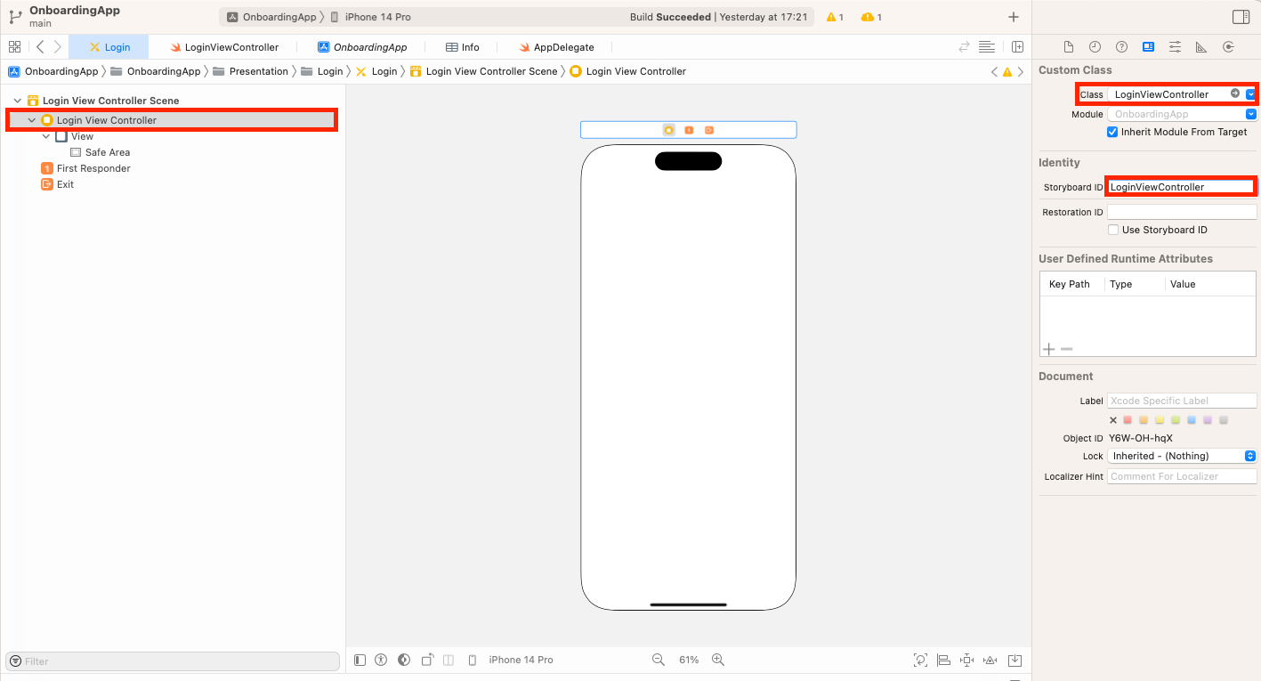 Swift Onboarding Project